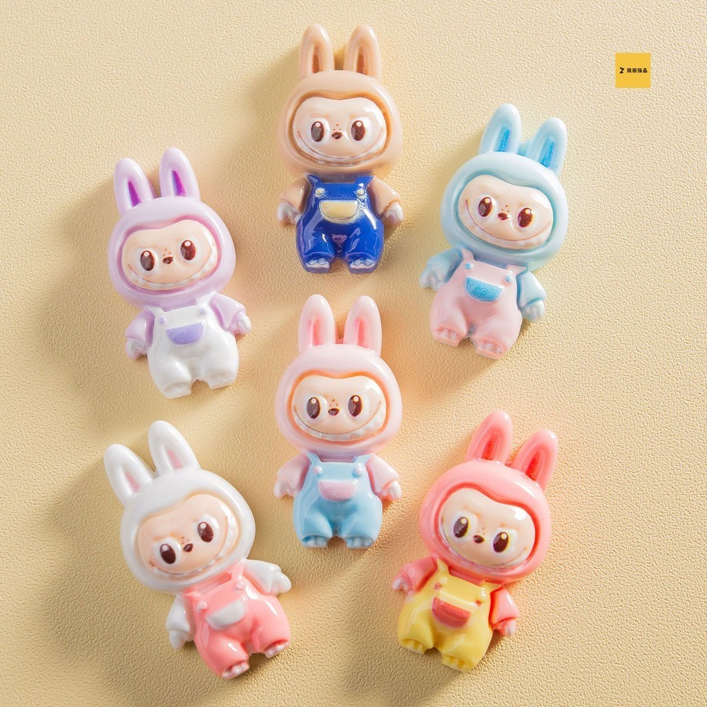 Cartoon Labubu Doll Jibitz croc Labubu Macaron Jibits Charm Animal Croc ...