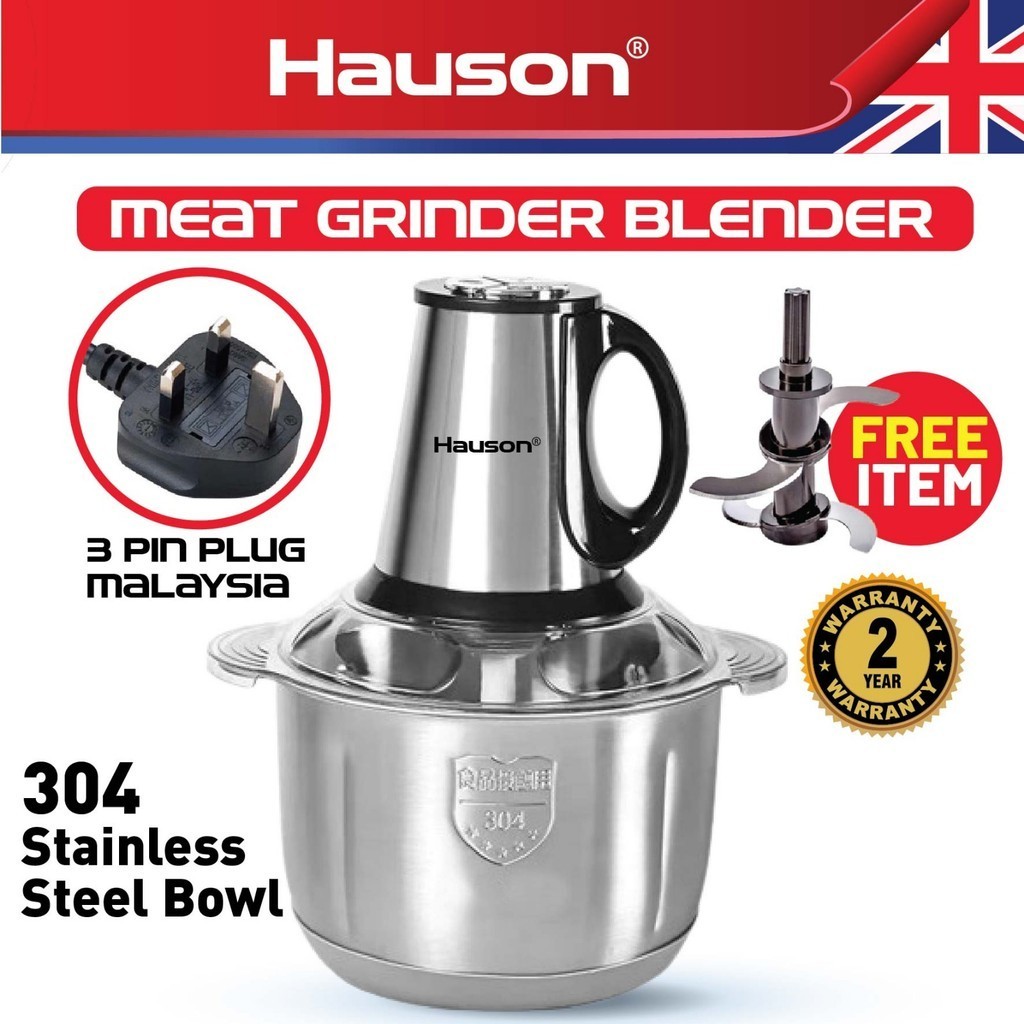 HAUSON 3L Food Chopper Meat Processor Multipurpose All in One Blender ...