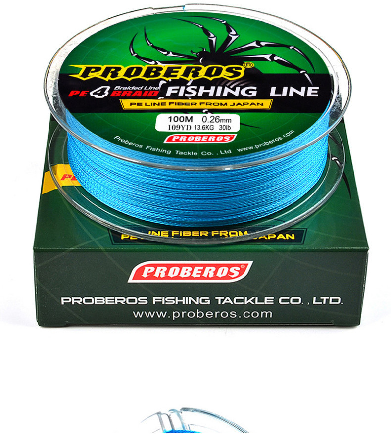 100M 0.1mm-0.6mm Braided Fishing Line 6LB-100LB Japan PE Weave ...