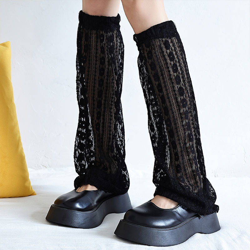 Y2k JK Lolita Foot Cover New Design Japan Style Leg Warmers Women Stockings Nylon Thin Over Knee ...