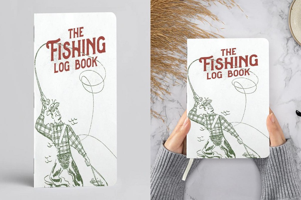 {New} Fisherman Journal Fishing Journal Ultimate Fishing Log Book for ...