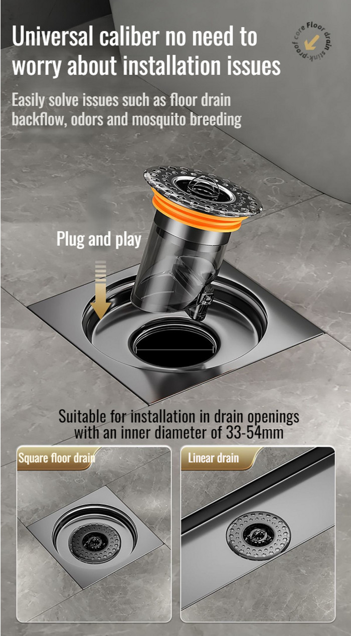 [Automatic Odor Control Fast Drainage/Isolation Pests] Stainless Steel ...