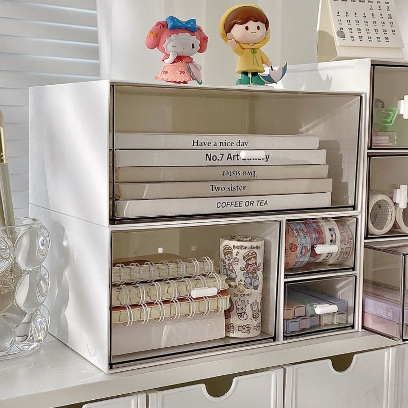 New Storage Desktop Office Organization. Desktop Storage Box ...