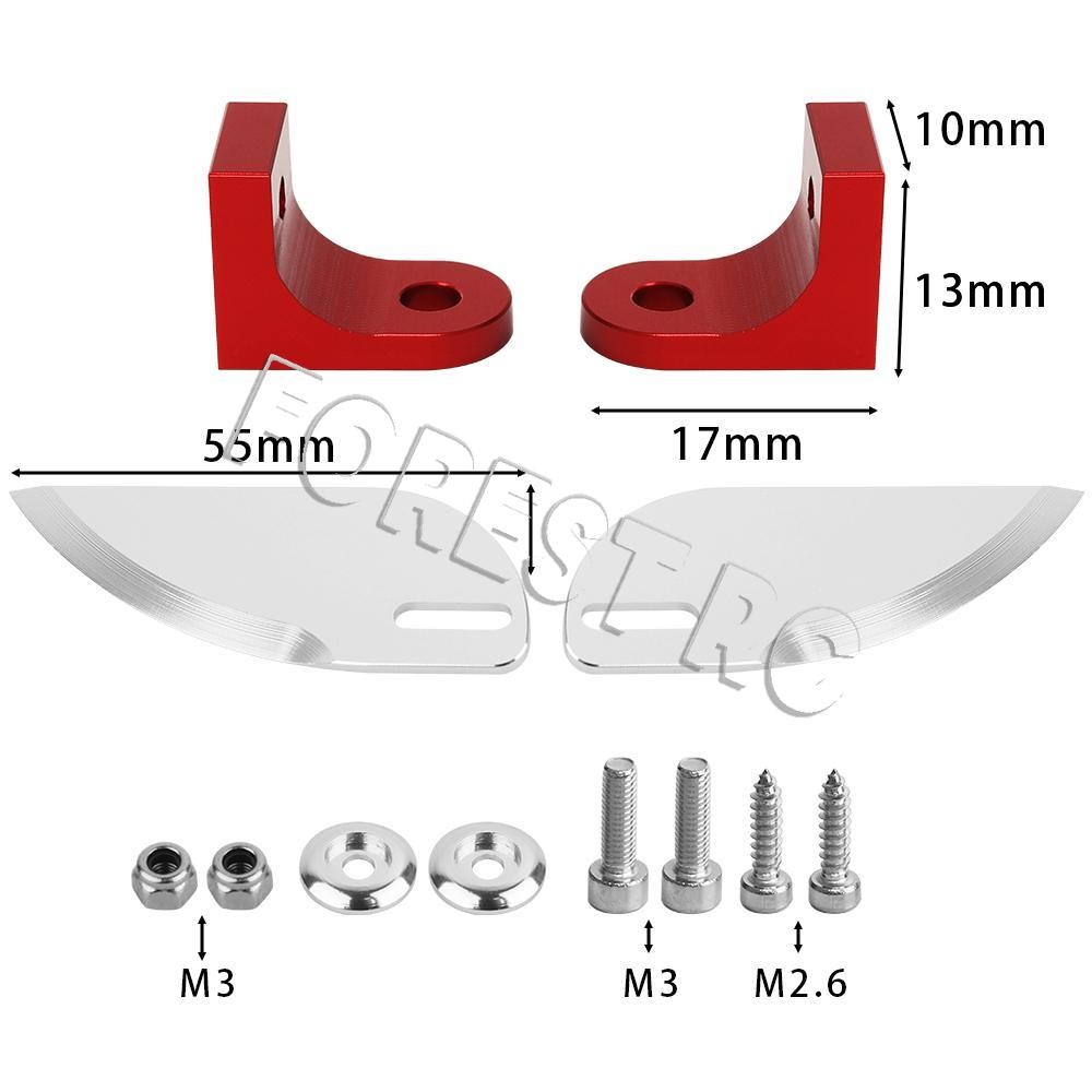 Metal Steering Rudder CNC Propeller Turn Fins Trim Flaps Shaft Spare ...