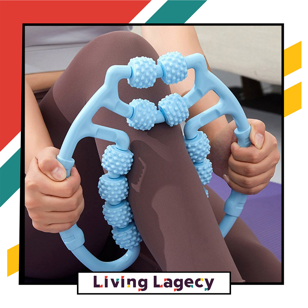 LIVNG LAGECY Penggelek Urutan Kaki Foam Pull Out Rest Roller Yoga ...