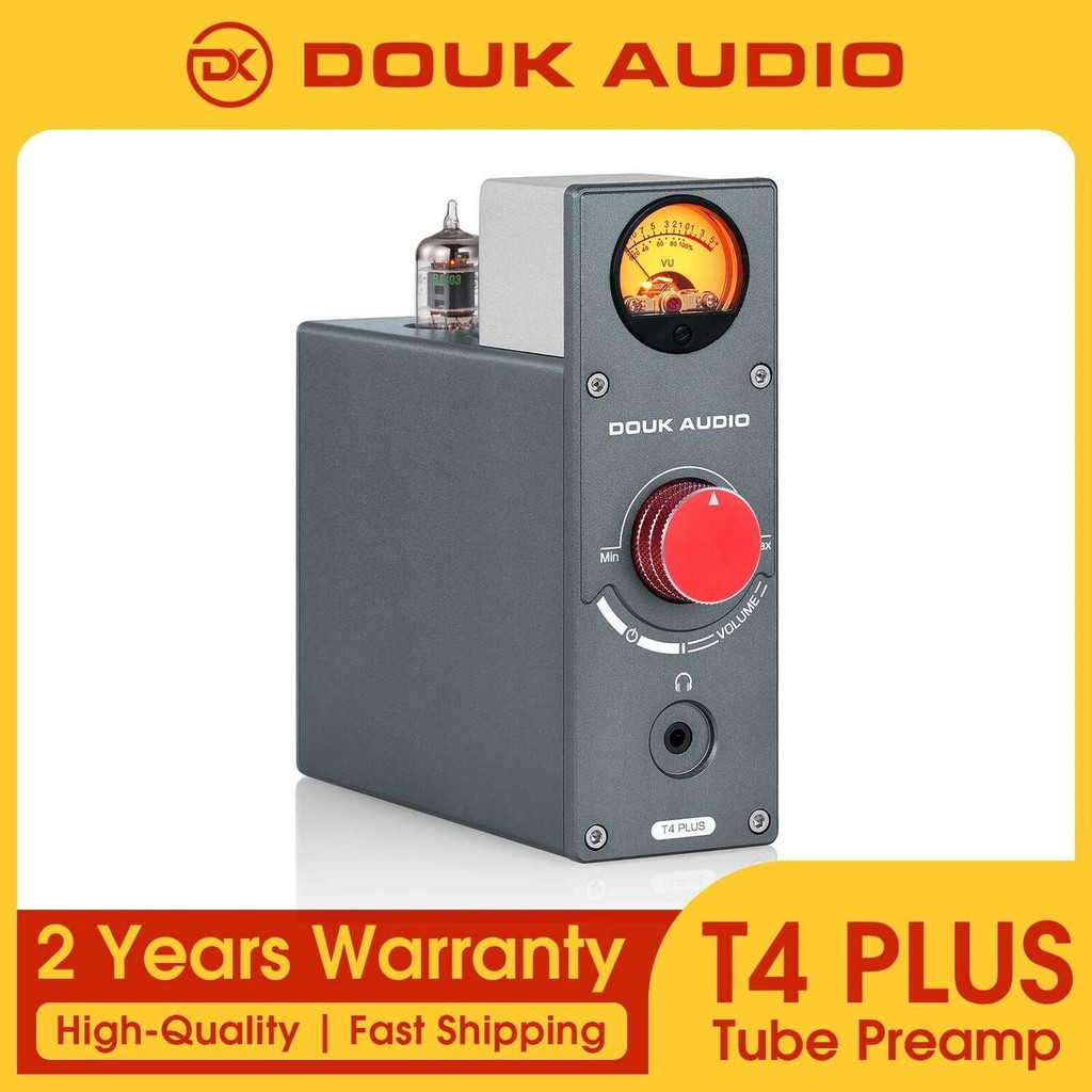 Douk Audio 5725 Vacuum Tube Phono Stage Preamp for Home Turntables ...