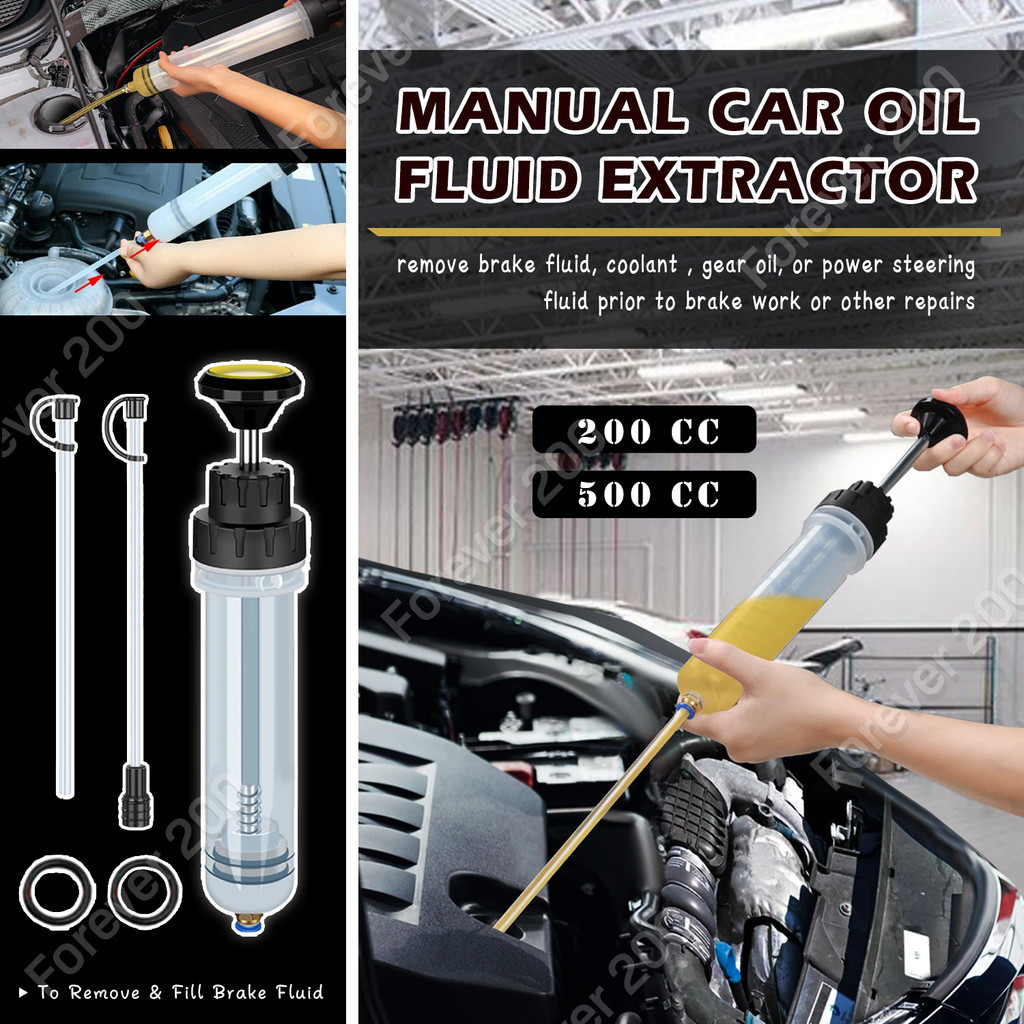 Manual Car Oil Fluid Extractor 200CC 500CC Transfer Pump Filling ...