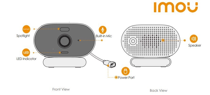 IMOU Versa | 1080P H.265 Wi-Fi Bullet Camera | Smart Color Night Vision ...