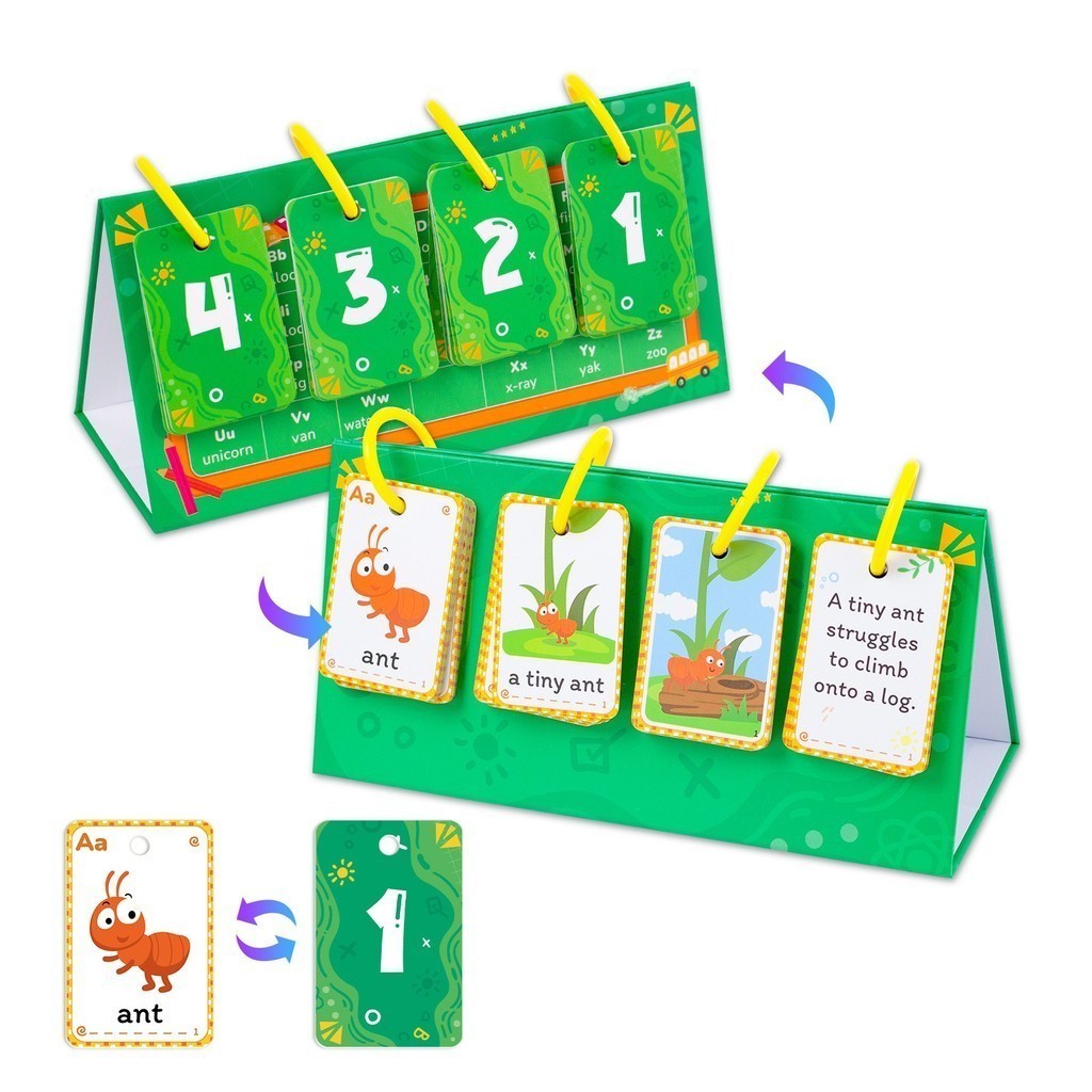 104Pcs Words Phrases Learning Cards Sentence Building Desk Calendar ...
