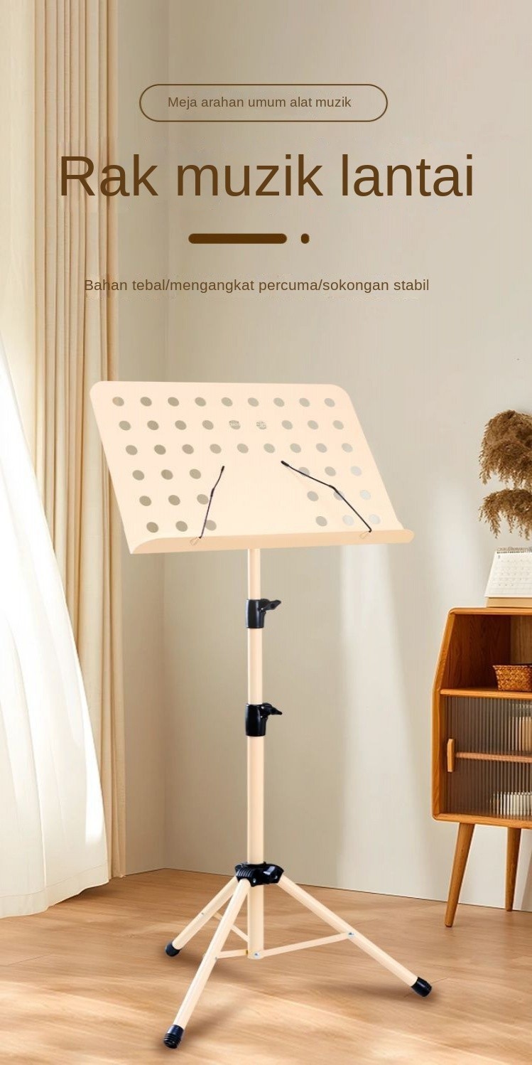 Music Stand Portable Foldable Music Stand Guitar Stand Drum Guzheng ...