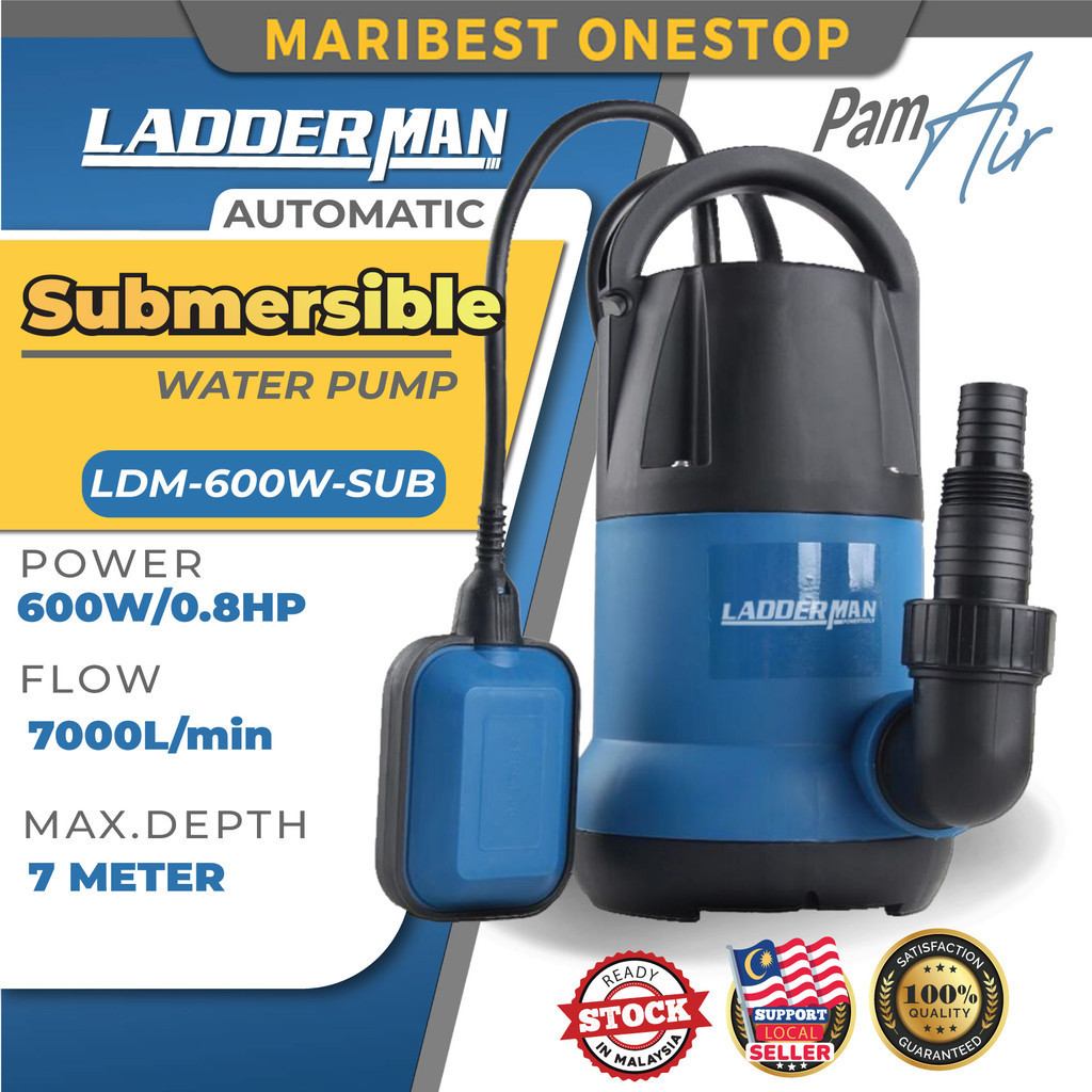 600W Pump Submersible Water Pump Electric Clean Water Home Pump For ...