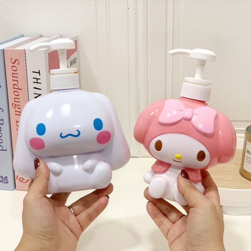 KT Soap Bottle Kuromi Melody Liquid Soap Dispenser Refillable Empty ...