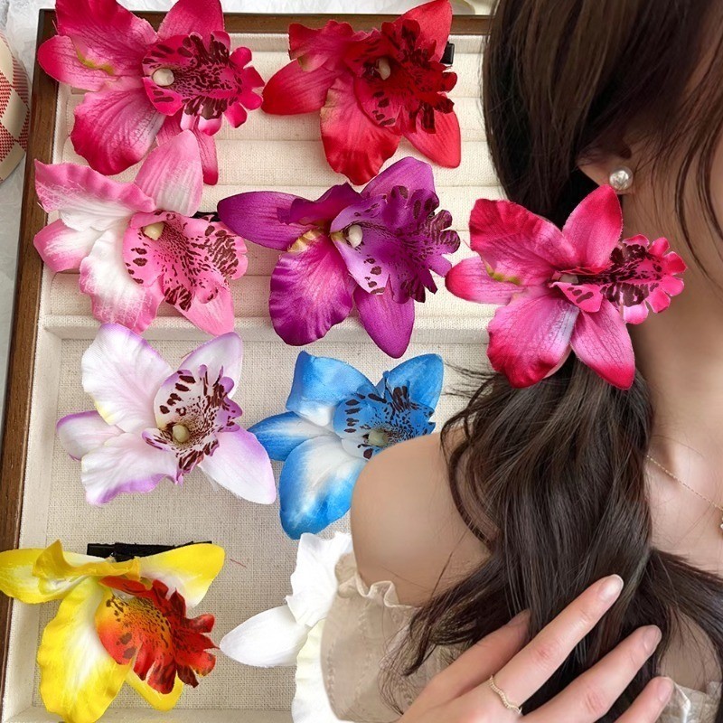 Hibiscus Flower Hair Clip - Hair Accessories - Artificial Flowers ...