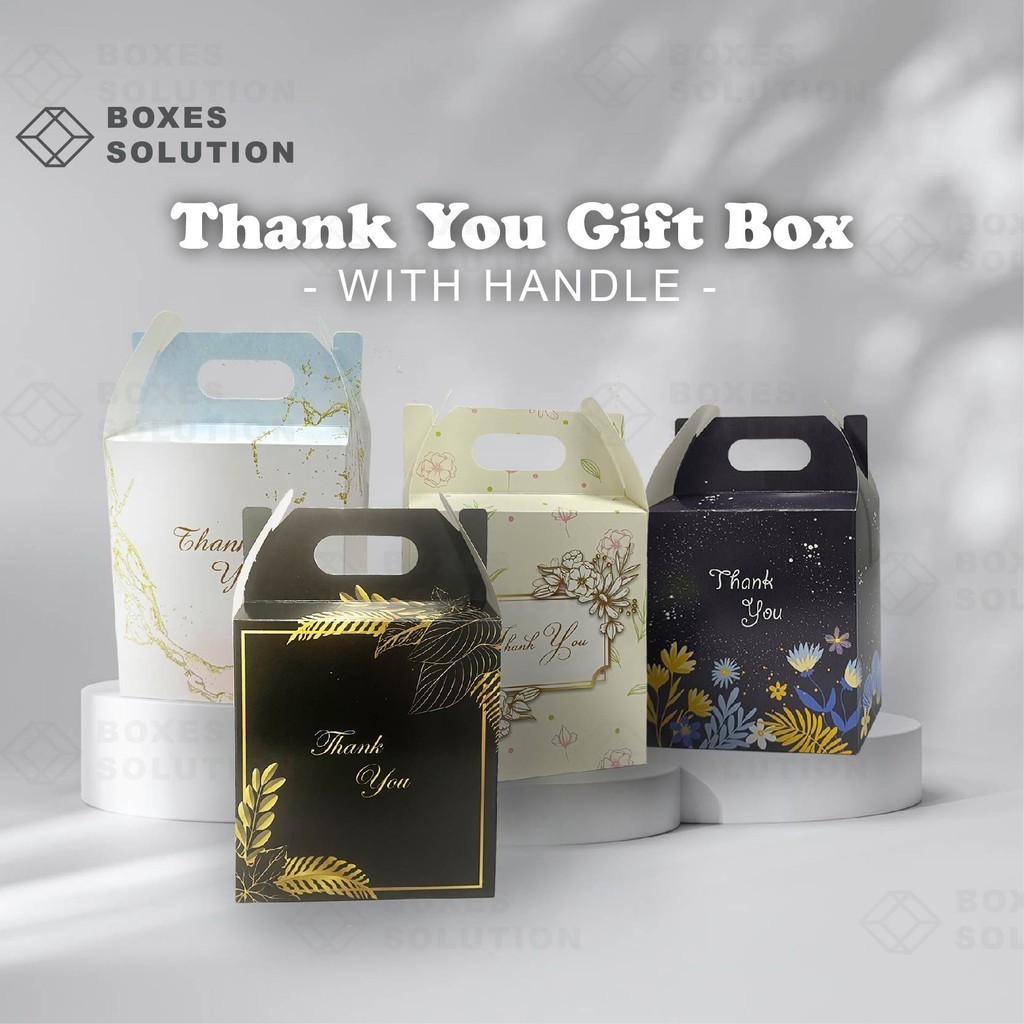 VBS 50pcs PROMOSI Thank You Wedding Box, Doorgift Box, Kotak Kahwin ...