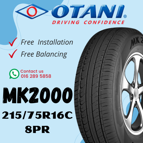 OTANI MK2000 215/75R16C 8PR 113/111R TL 4X4 2157516 215 75 16 215-75-16 ...