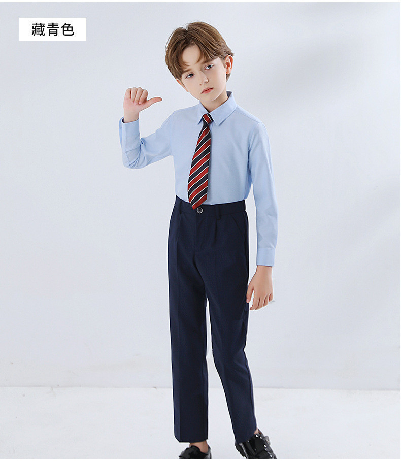 2-14Y White Slacks for Kids Boy Wedding Formal Suit Pants Trousers Boys ...