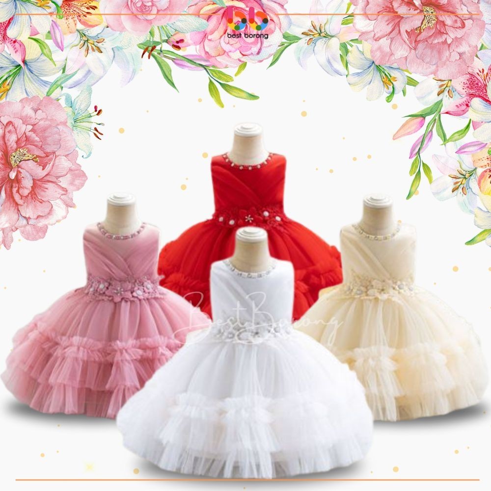 Baby Girl Dress Wedding Dress Birthday Girl Dress Party Dress Baby Girl ...