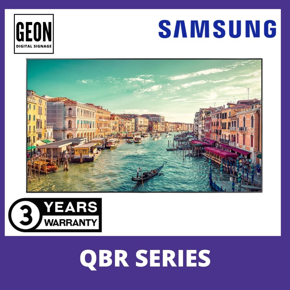 SAMSUNG 85" Inch LH85QBR-BDGC QB85R QBR Series 4K UHD Digital Signage ...