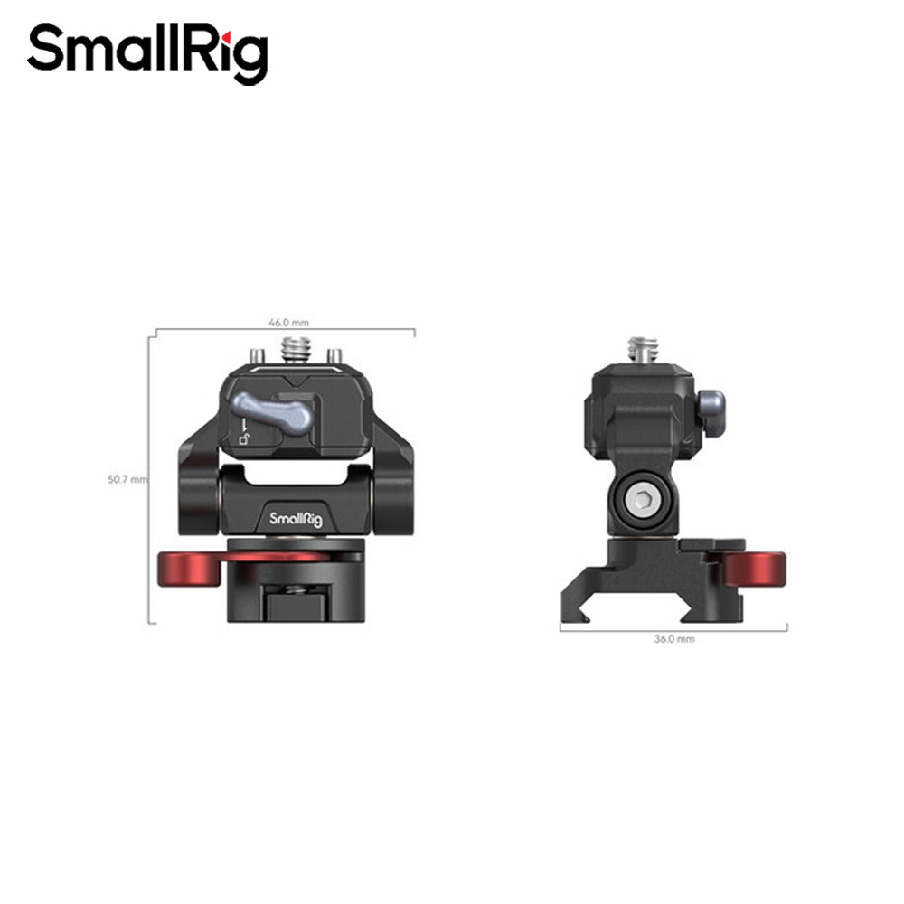 SmallRig Drop-In Hawklock Mini Quick Release Monitor Mount With NATO ...