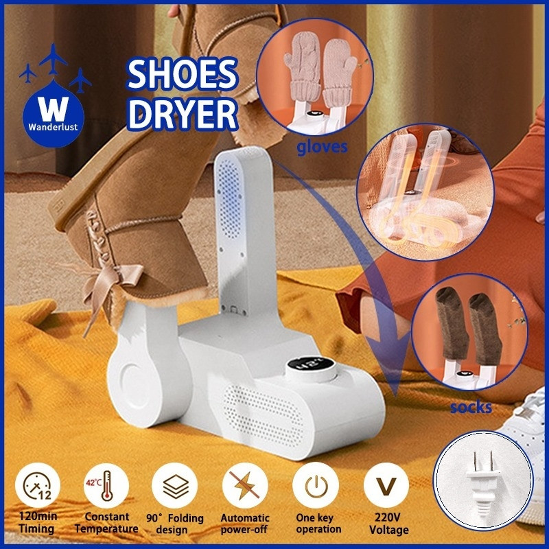 in stock Folding Shoes Dryer Shoe Dryer Fast Heater Portable Electric Drying Deodorization ...