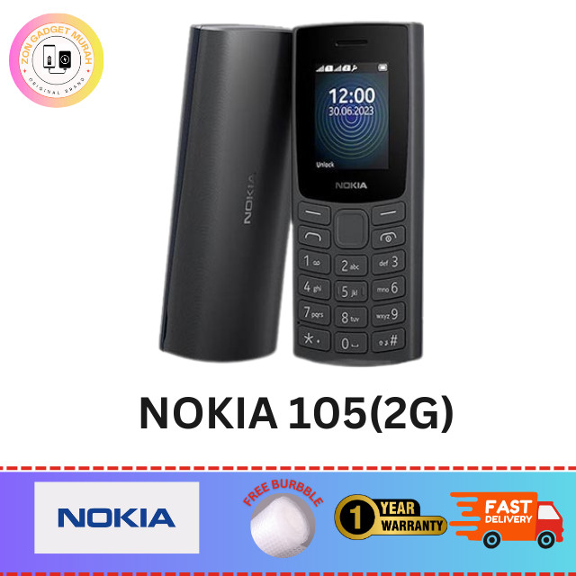 Nokia 105 (2G) Super Long Life Battery, LED Torch, Dual Sim - Warranty ...