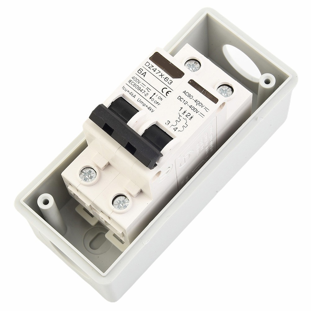 Solar PV Cell Combiner Box AC 400V 6A Circuit Breaker Switch With ...