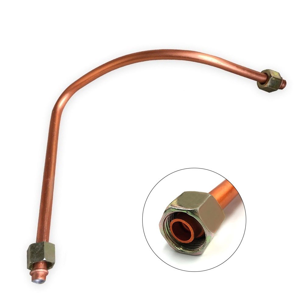 [HOT] 21Inch Aluminum Air Compressor Exhaust Tube Replacement Air Pipe ...
