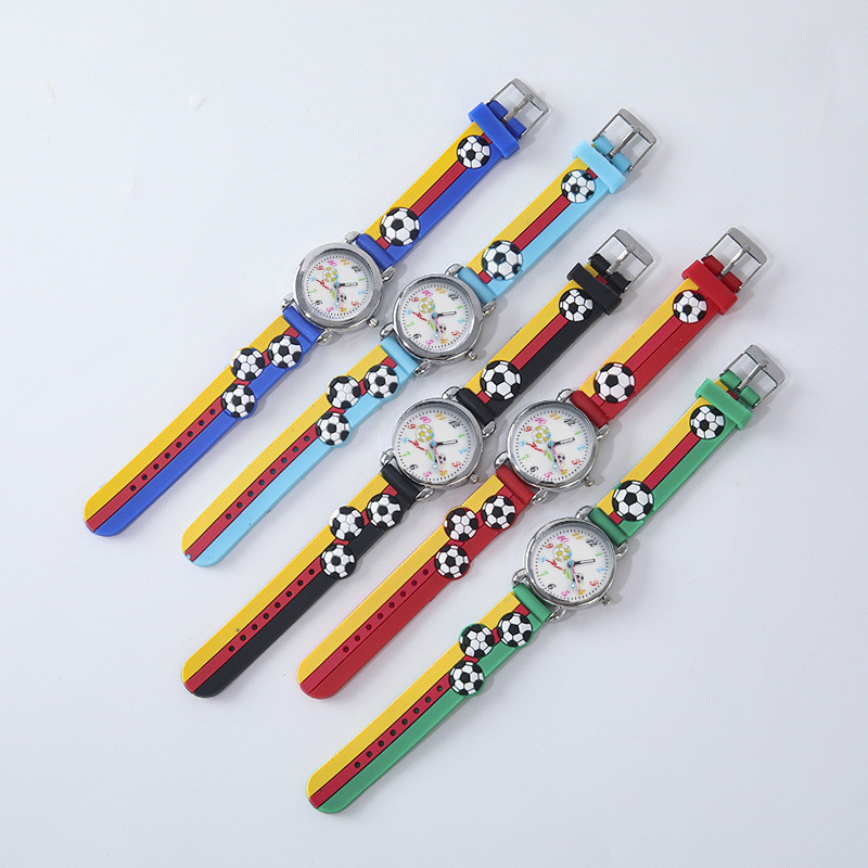 Cute Football Children's Watch Cartoon Sports Watches Boys and Girls ...