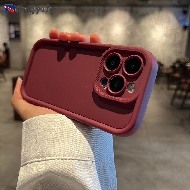 Solid Color Phone Case For Realme Note 50 C67 C55 C53 C51 C35 C33 C33S ...