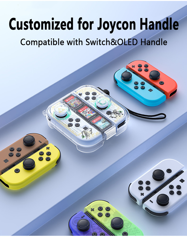 for Nintendo Switch/OLED Joycon Storage Case Portable Box with hanger ...