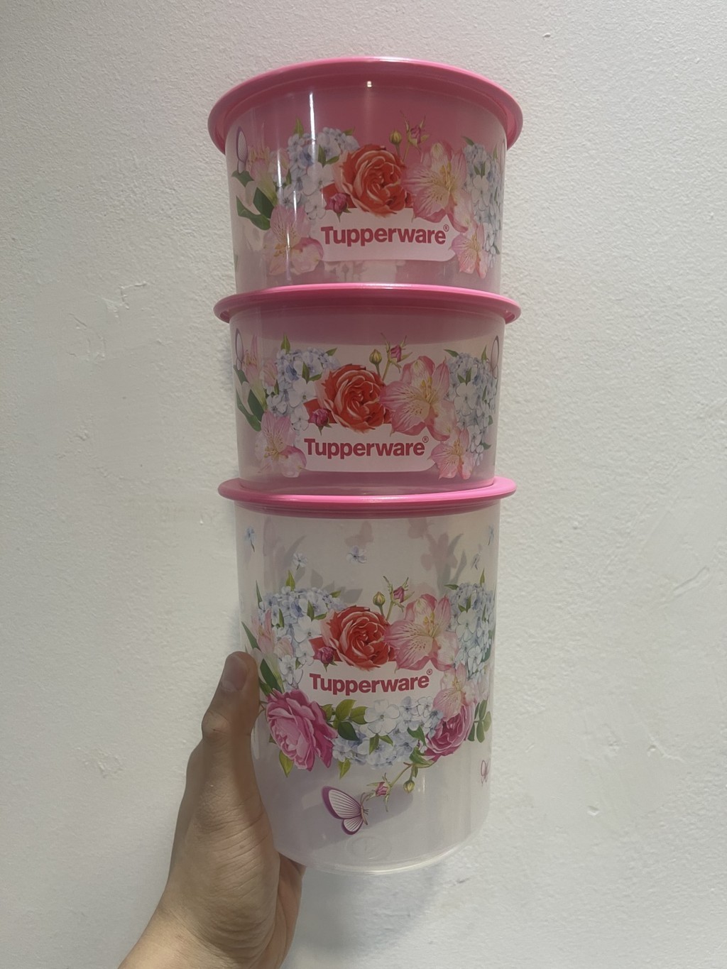 Tupperware-One Touch Spring Garden/ Bekas Kedap Udara/ Airtight Food Container/ Gula Tepung Kuih ...