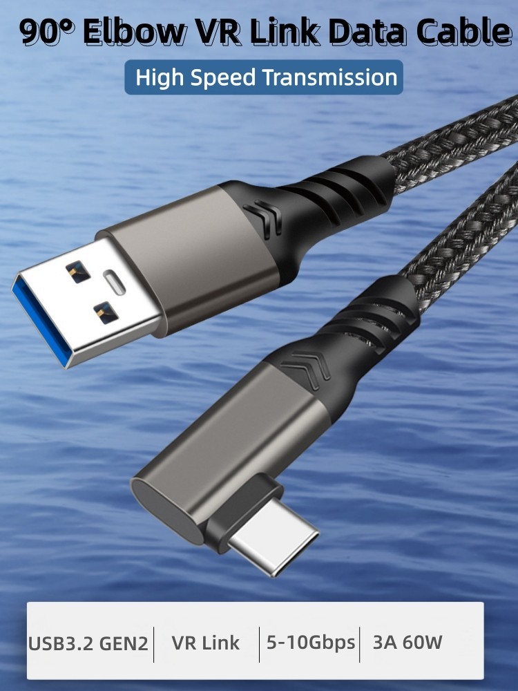 FSU 1m 2m 3m 5m USB3.2 to Type-C Cable PD 60W 3A Fast Charge USB A to ...