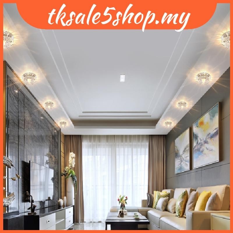 Crystal Led Ultimate Downlight With Button Switch For Hallways And ...