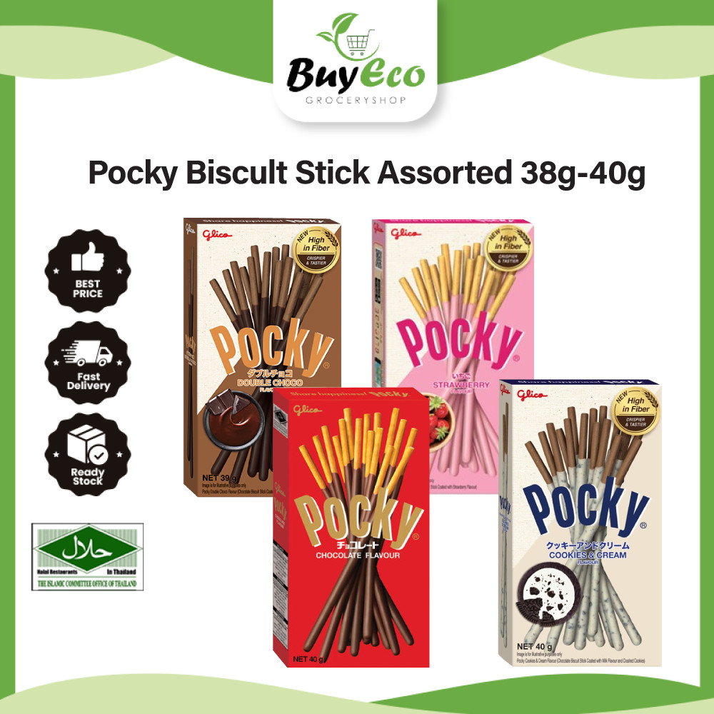 Pocky Biscult Stick Assorted 38g-40g Biscuit Stick Snack Biskut Batang ...