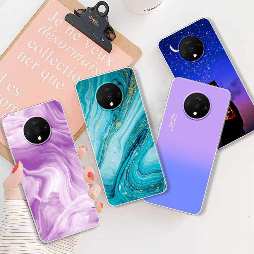 For OnePlus 7T HD1901 Case Back Cover For OnePlus 7 Pro Funda ...