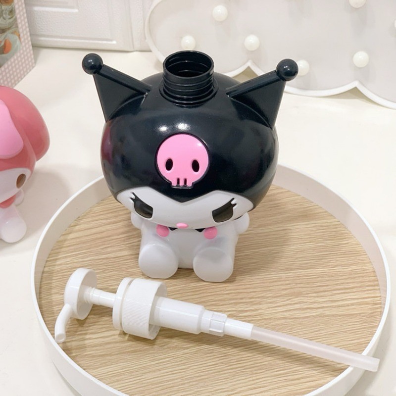 KT Soap Bottle Kuromi Melody Liquid Soap Dispenser Refillable Empty ...