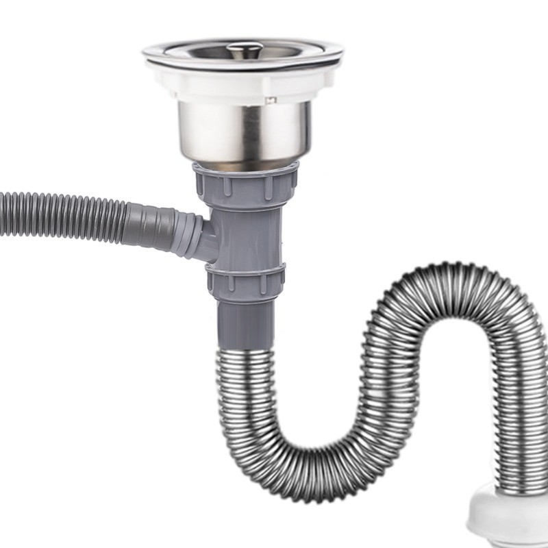 1/2Pcs Kitchen Sink Drain Adapters - Y-Shaped Basin Sewer Branch ...