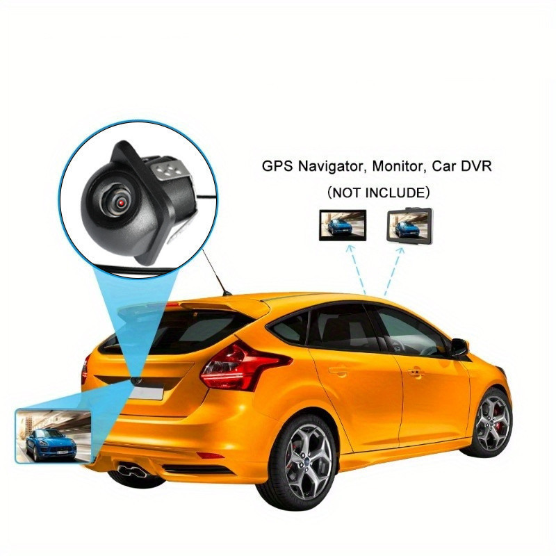 Universal Rear View High-definition Night Vision CCD Car Mounted Camera ...