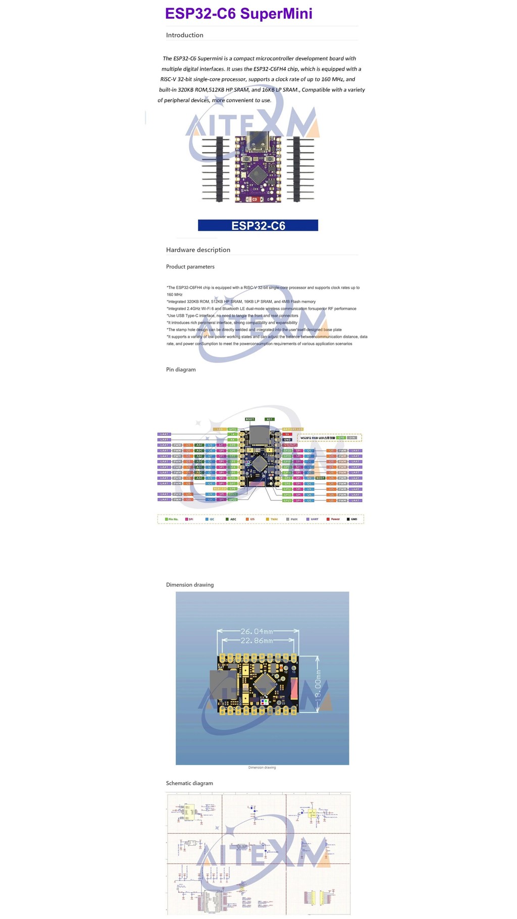 Esp32 C3 Esp32 S3 Esp32 H2 Esp32 C6 Development Board Esp32 C3