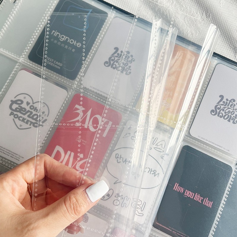 Transparent Photo Album Binder Picture Storage Book Multi-Functional ...