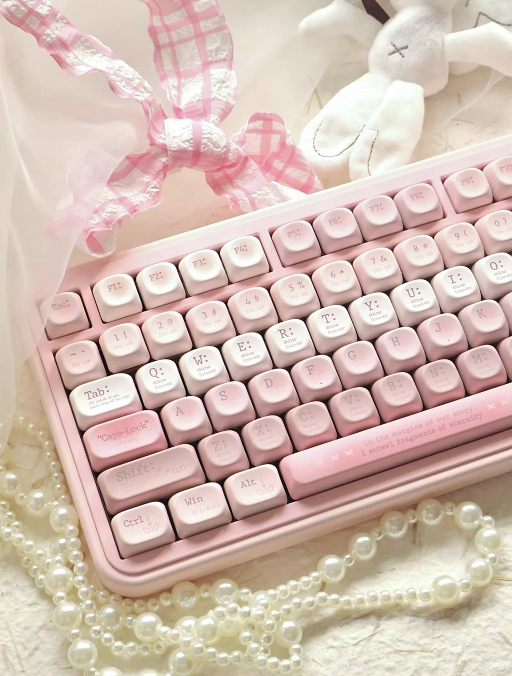 Gradient Blue Keycap Cherry/MOA Profile 120 Keys PBT Dye Sublimation ...