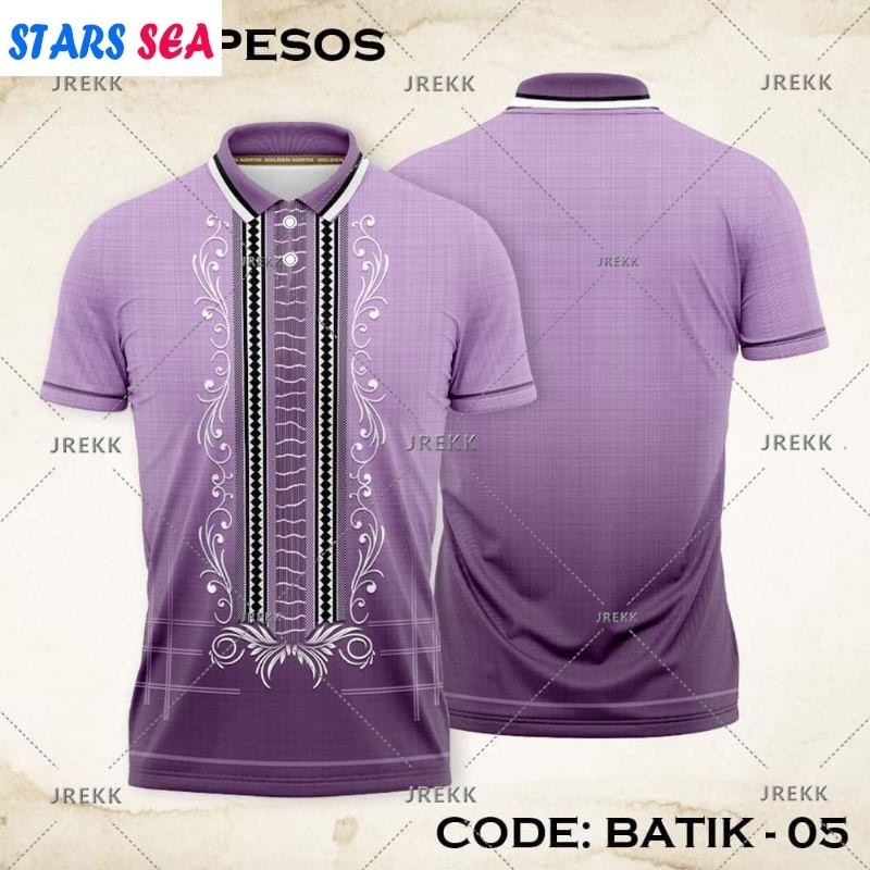 Asean Inspired Ethnic Attire New Agalog Batik Polo For Men Philippines ...