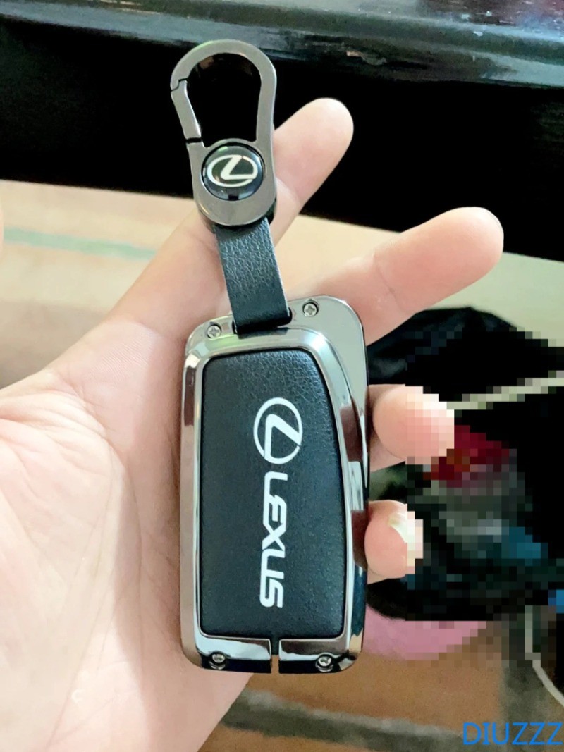 Metal Car Key Case Cover Fob Shell for Lexus NX IS RX ES GX LX LS UX GS ...