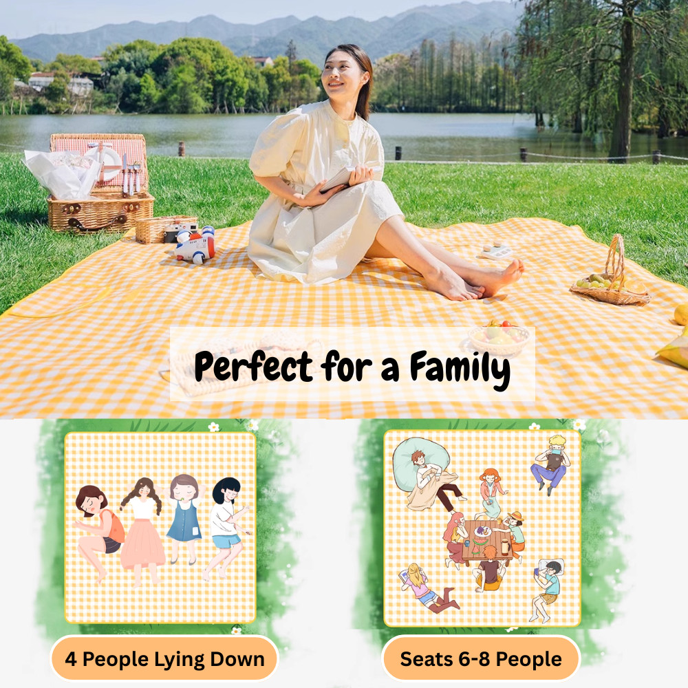 Picnic Mat 200*300cm 4 Sizes Portable Waterproof Outdoor Camping Mat ...
