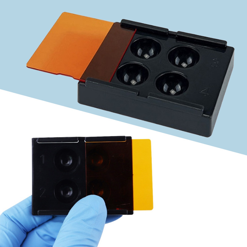 Dental Palette with Cover Dental Veneer Box Dental Resin Shade Light ...