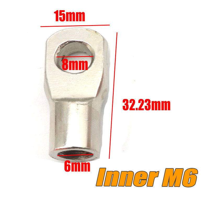 2Pcs M6/M8 Female/Male Thread Car Gas Spring Universal Strut Joint ...