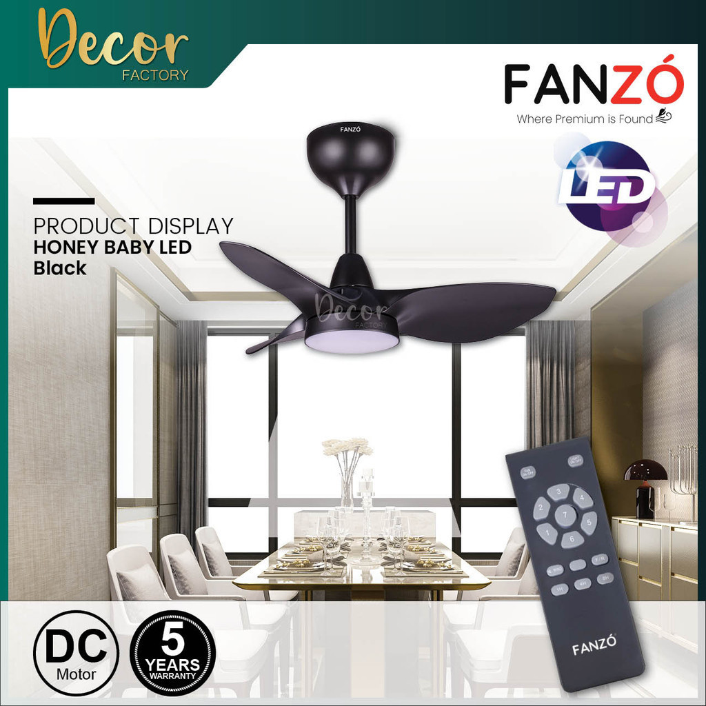 [NEW2024] FANZÓ FANZO HONEY BABY LED 30" 3 Blades 6 Speed DC Motor ...