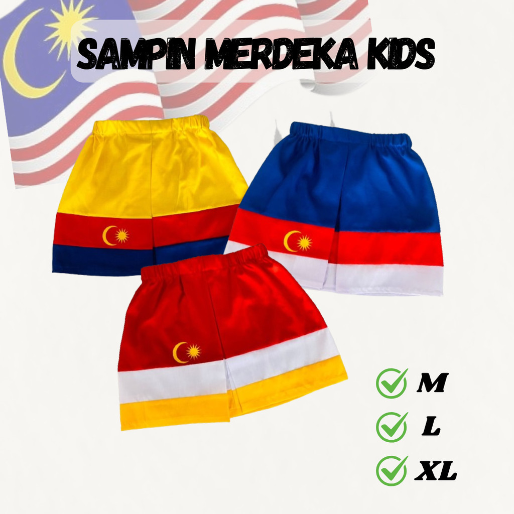 SAMPIN MERDEKA KANAK-KANAK READY STOK | Shopee Malaysia