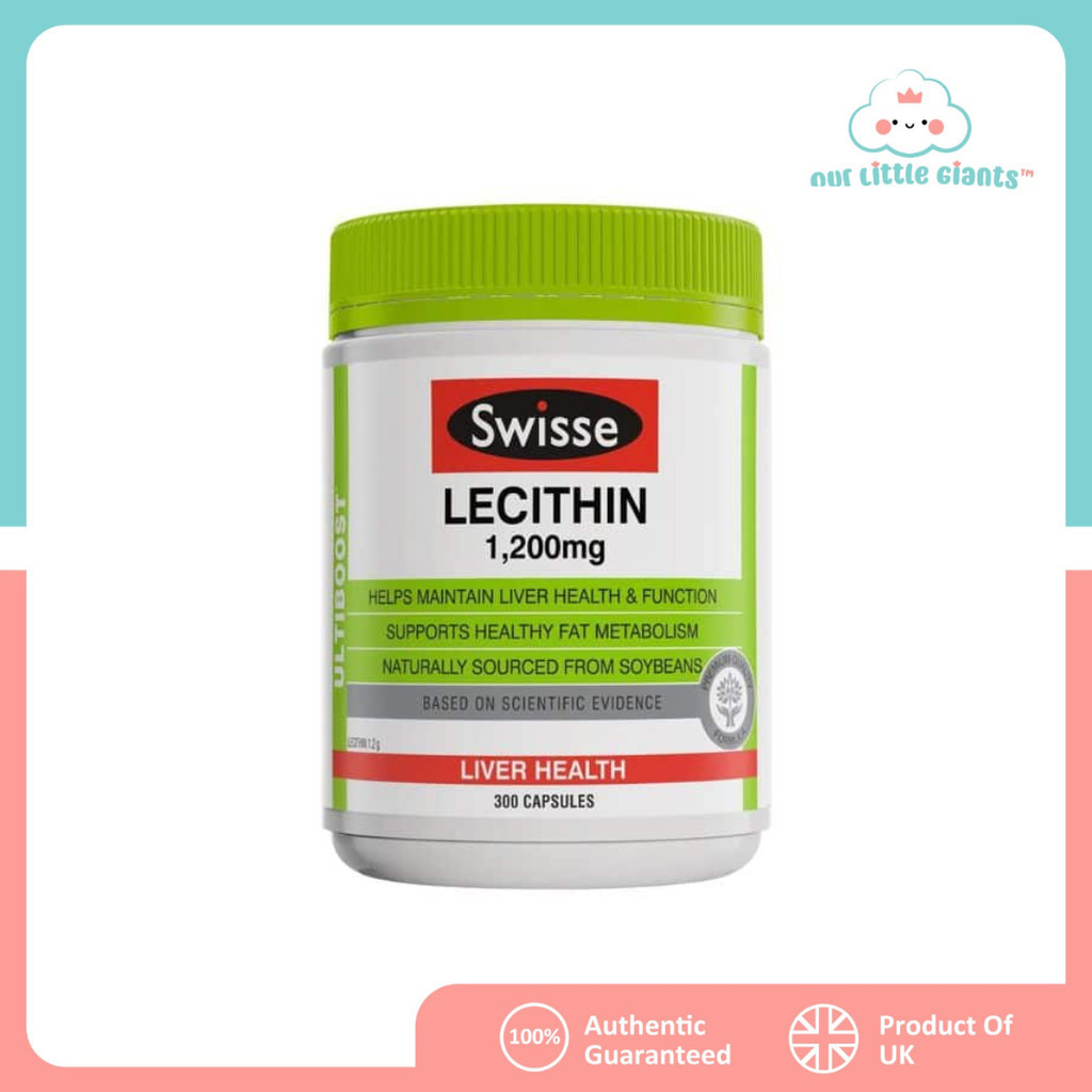 Swisse Ultiboost Lecithin 1200mg (300 Tablets) | Shopee Malaysia