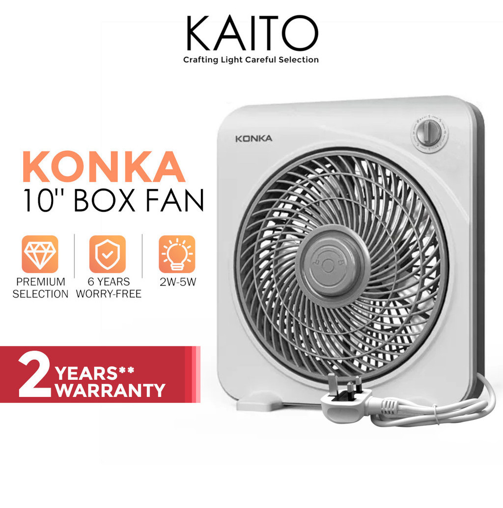 【GENTLE WIND】 Tablet Desk Box Fan Table Kipas Meja 8" Mini Fan For ...